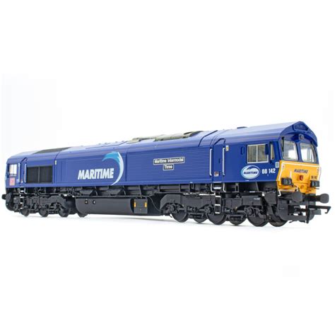Class 66 Db Maritime Blue 66142 Dcc Sound Fitted — Accurascale