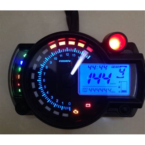 Adjustable Motorcycle Digital Speedometer LCD Digital Odometer Alex NLD