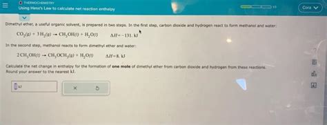 Solved O THERMOCHEMISTRY Using Hess S Law To Calculate Net Chegg