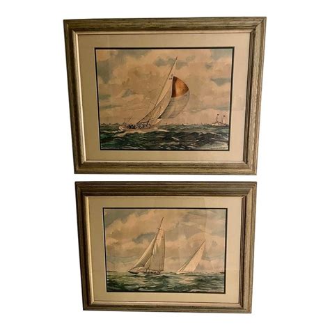 A Pair Of Prints By Mid 20th Century Artist Yngve Edward Soderberg