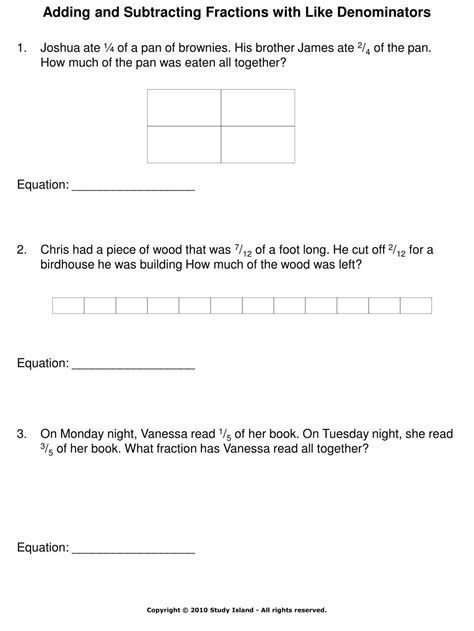 PPT Adding And Subtracting Fractions With Like Denominators PowerPoint Presentation ID
