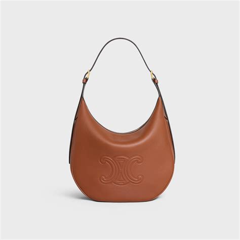 Medium HeloÏse Bag In Supple Grained Calfskin Tan Celine