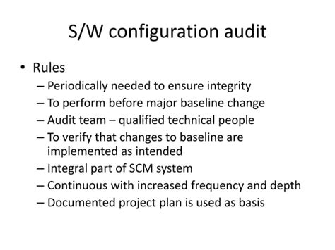Software Configuration Management Ppt