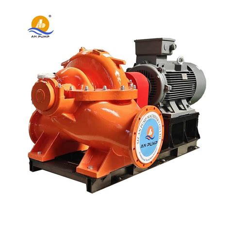 Single Stage Split Case Horizontal Centrifugal Pump High Efficiency