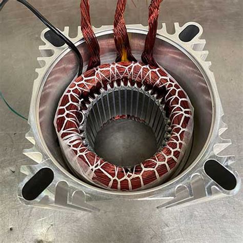 Encapsulation Of Stator Industrial Motor Kisling