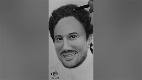 طراحی چهره شاهرخ استخری تقدیم نگاهتون سیاهقلم نقاشی سفارشاینترنتی