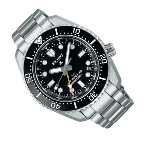 Seiko Prospex Gmt Sbej011 Scuba Divers 200m Automatic Black Dial Mens