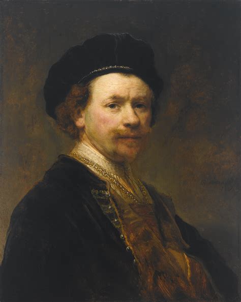 Autoportrait De Rembrandt En Pied Lvle