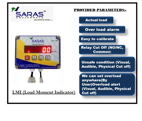 Steel Crane Load Moment Indicator At ₹ 15000 Piece In New Delhi Id 2853728278797