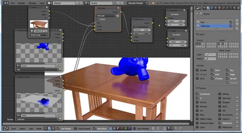 Reflection Pass With Alpha Compositing And Post Processing Blender