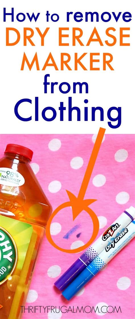 How To Get Dry Erase Marker Out Of Clothes Thrifty Frugal Mom