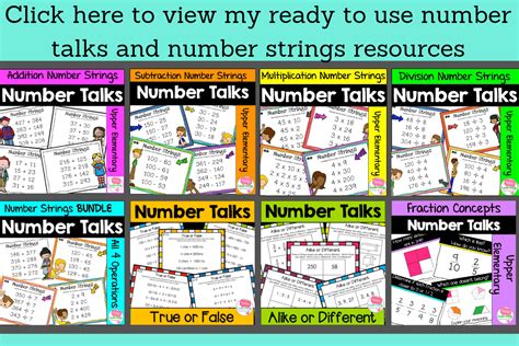 Number Talks And Number Strings Hello Learning