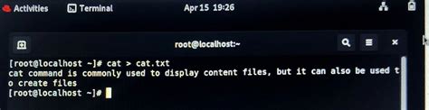 Linux File Creation Touch Echo Cat Nano Vim Whats The