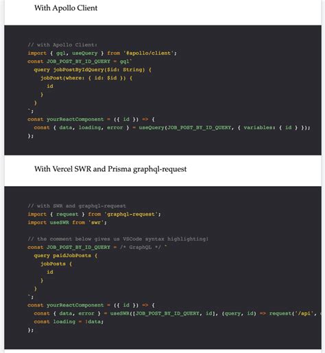 I Migrated Away From Apollo Client To Vercel Swr And Prisma Graphql