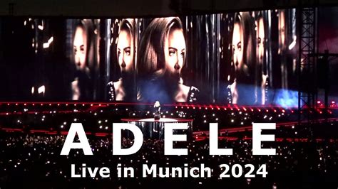 Adele 10 Full Songs Adele Live In Munich 10082024 Messe München