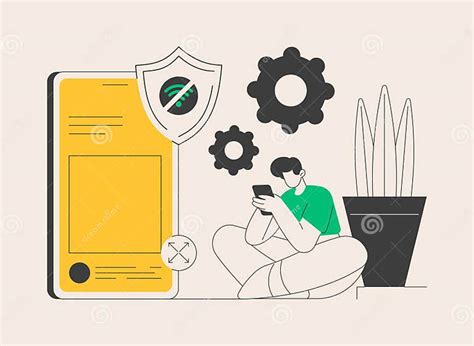 Progressive Web App Abstract Concept Vector Illustration Stock Vector Illustration Of