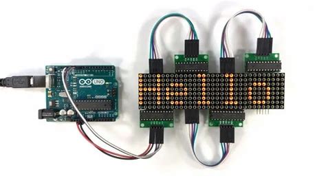 How To Setup Led Matrix Displays On The Arduino Pcb Hero