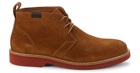 Gh Bass And Co Brooks Suede Chukka Boots In Brown For Men Lyst