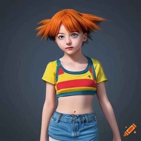 Realistic Depiction Of Misty From Pokemon Season 1 On Craiyon