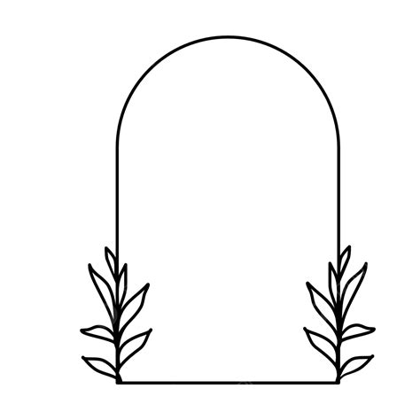 Arch Curve Modern Minimal Illustration Vector Arch Modern Curve Png And Vector With