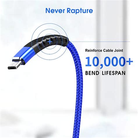 Nylon Braided Micro USB Android Phone Fast Charging Cable ByteCable