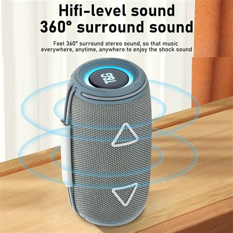 T G Tg Portable Wireless D Stereo Subwoofer Bluetooth Speaker Support Fm Led Atmosphere