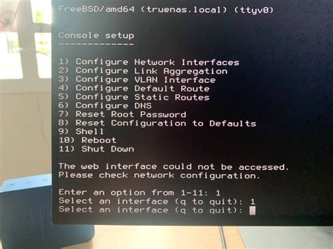 HELP Web Interface Could Not Be Accessed TrueNAS Community