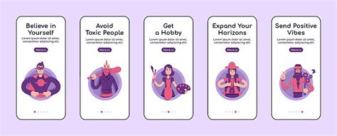 Flat Vector Template For Mobile App Screen Onboarding For Quality