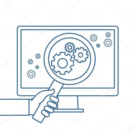 Hand Holding A Magnifying Glass Stock Vector By ©vectorstory 90961782