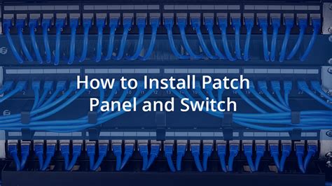 How To Install Patch Panel And Switch Fs Community