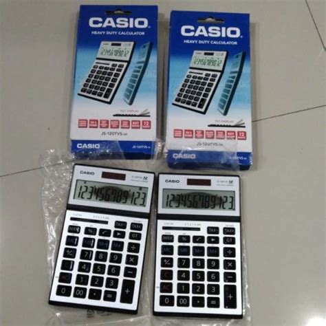 Jual Casio Kalkulator Js 120 Tvs Calculator Di Seller Smart Projeck