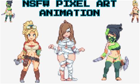Creare Sprite Sheet Di Pixel Art Con Personaggio Nsfw Animazione In