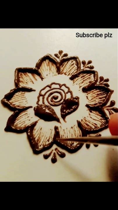 New Flowers Mahendi Design Youtubeshorts Trending Viralvideo Henna