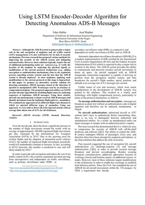 Using Lstm Encoder Decoder Algorithm For Detecting Anomalous Ads B Messages Docslib