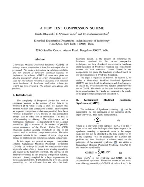 Pdf A New Test Compression Scheme