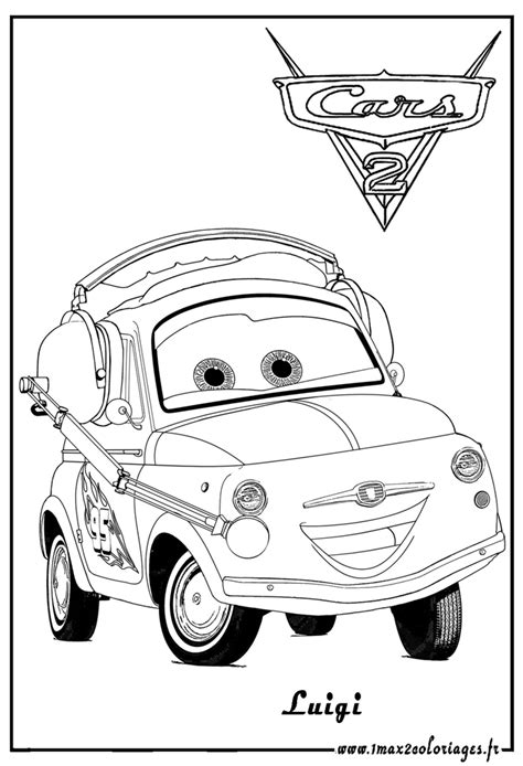 Cars Luigi Coloring Page