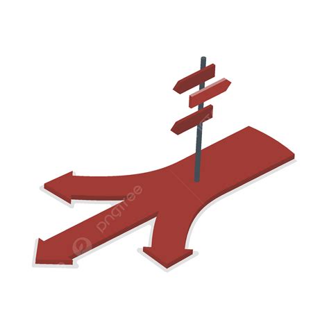 Vector Design Elements Of Arrow Three Fork Sign Arrow Icon Direction Png And Vector With