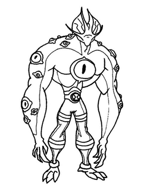 Free Printable Ben 10 Coloring Pages