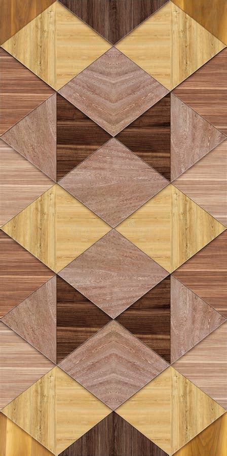 Triangle Decorative Wood Panel Laminate Veneer Sheet Design Stock