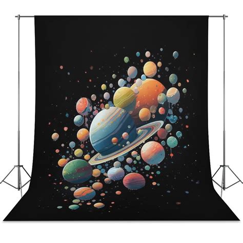 Planet Mars Mercury Jupiter Backdrop Background For Photography Photo Booth Backdrop For