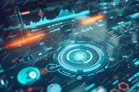 Premium Photo Futuristic User Interface Of A Holographic Display