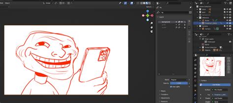 How To Low The Opacity Of Reference Rgreasepencil
