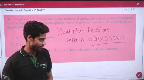 Csir Net Response And Answer Key Released Youtube