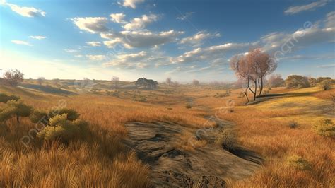 Grass Grassland Plant Tree Background Plant Tree Sky Background