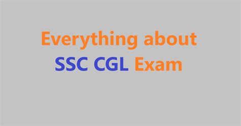 Everything About Ssc Cgl Exam Lovhind