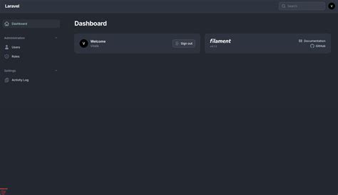 Github Ercogxlaravel Filament Starter Kit This Is A Filament V4 Starter Kit For Laravel 12