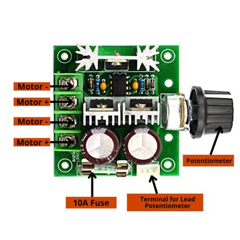DC Motor Speed Controller PWM V To V A