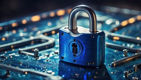 Premium Photo Padlock On A Circuit Board Ai Generated