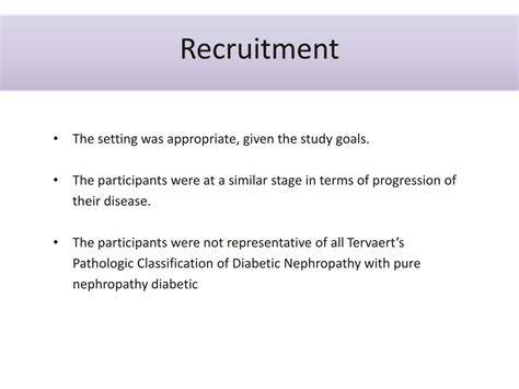 Ppt Categorization Of The Diabetic Nephropathy By Tervaert Classification In Clinical Setting