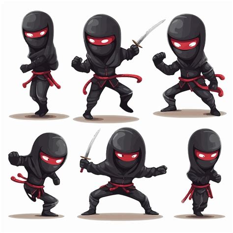 Premium Vector Ninja Illustration Vector